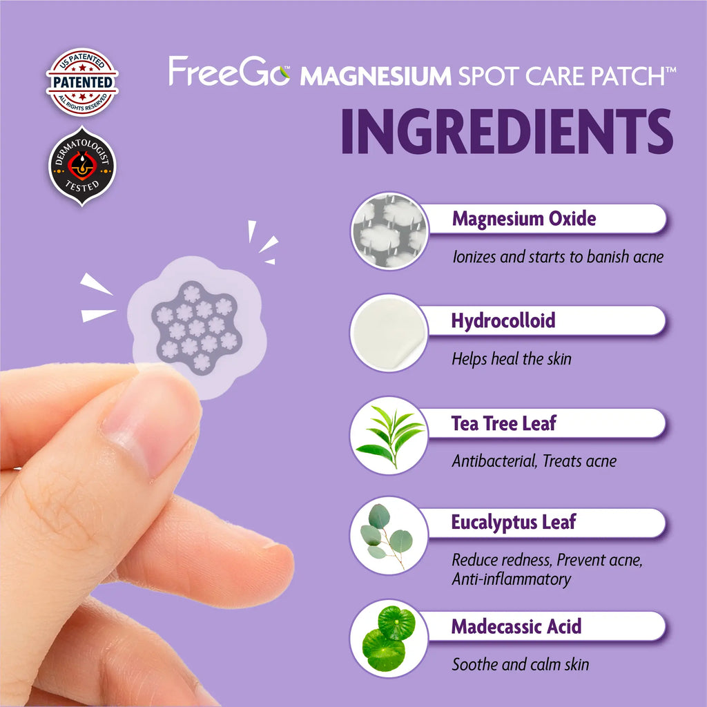 FreeGo Magnesium Acne Patch – Laflare USA