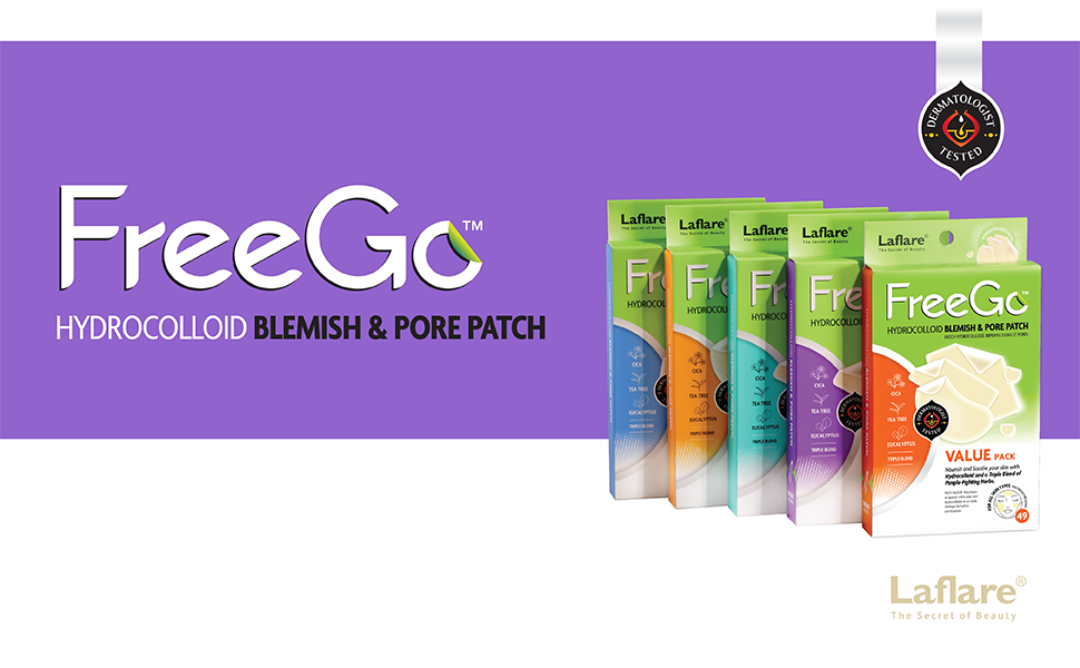 FreeGo Hydrocolloid Acne Patch – Laflare USA