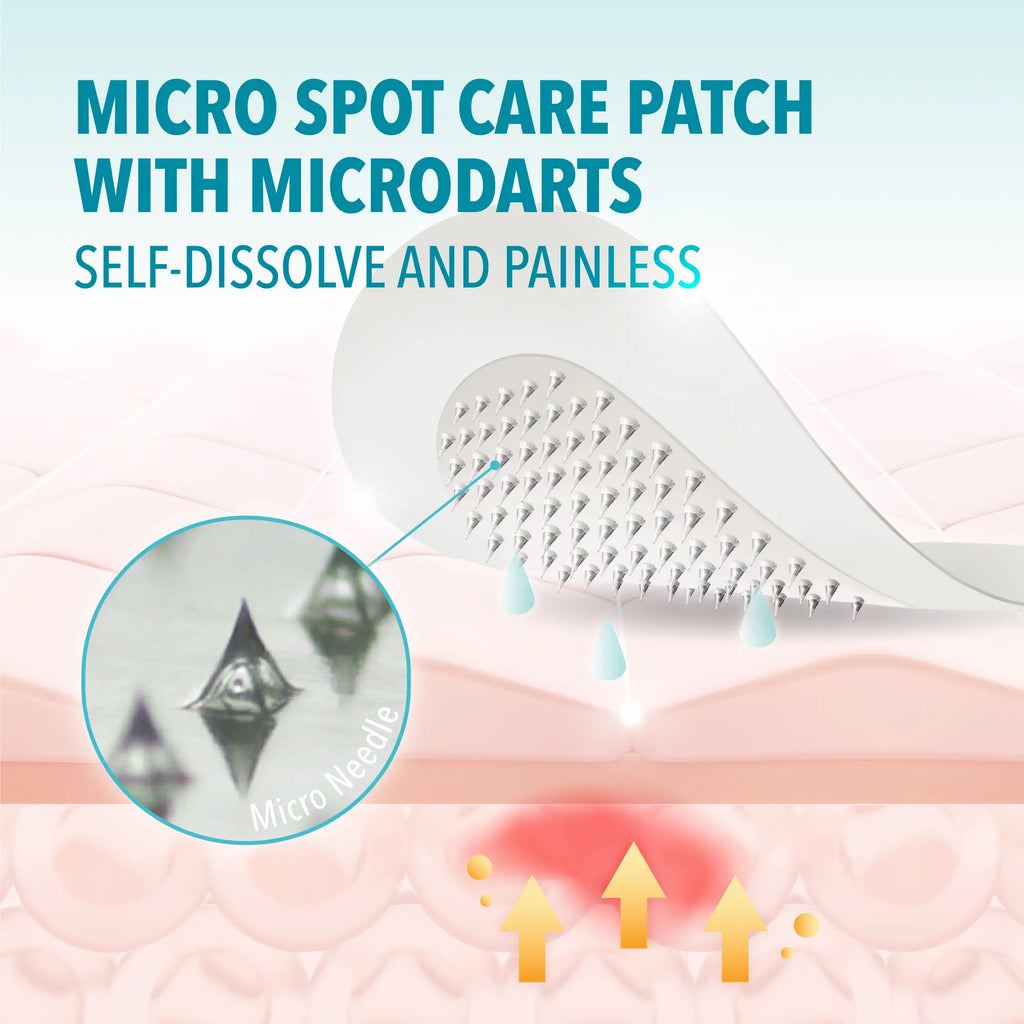 Micro Spot Care Patch - Microdart Pimple Patch for Zits and Blemish ...